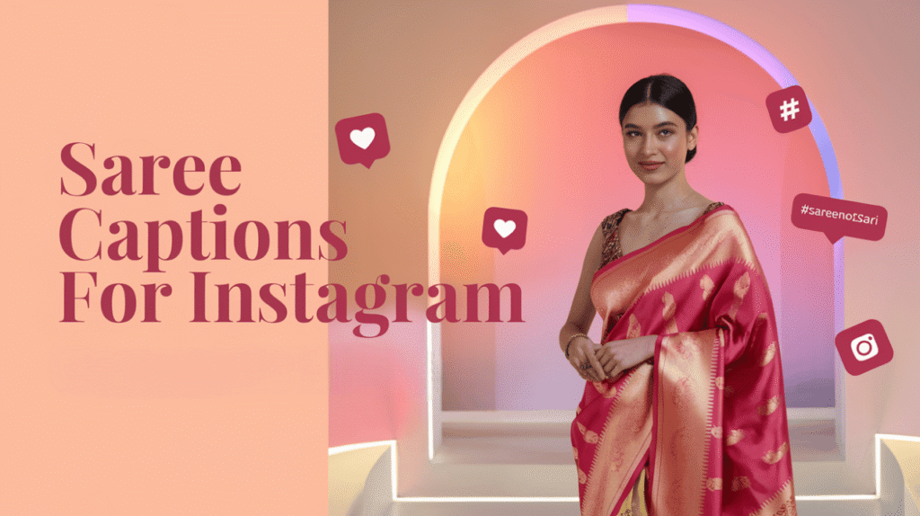 77 Best Saree Walking Video Captions for Instagram 2026